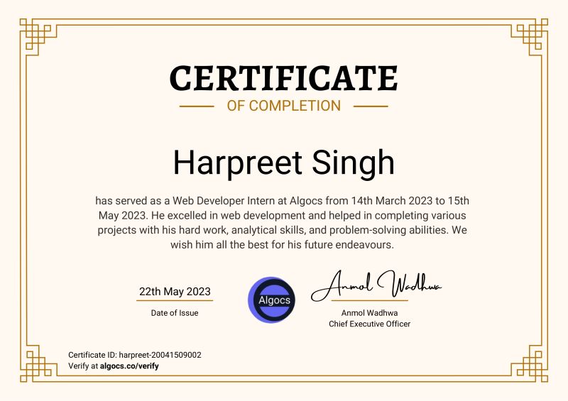 Harpreet Singh on LinkedIn: #webdevelopment #internshipexperience # ... Harpreet Singh on LinkedIn: #webdevelopment #internshipexperience # ...
