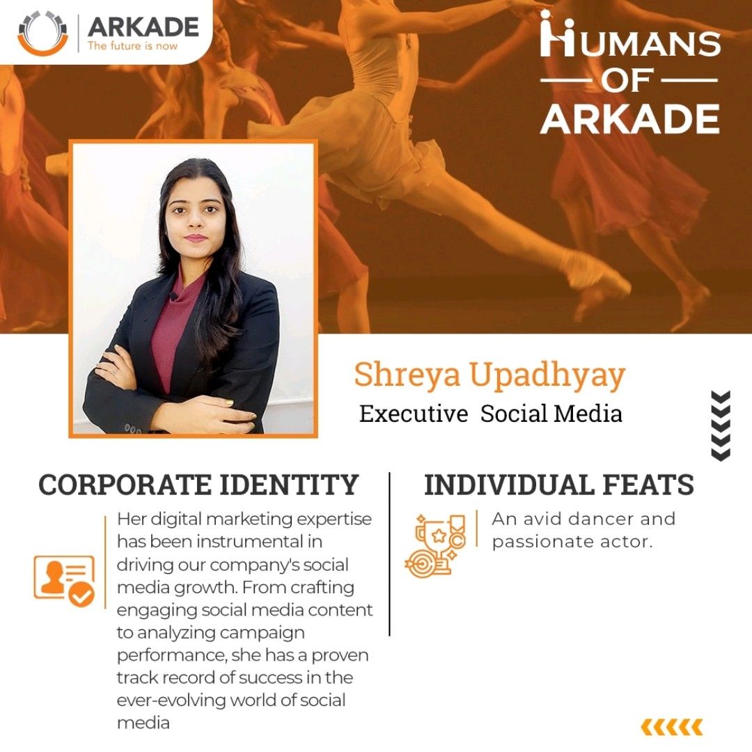 Arkade on LinkedIn: Meet Shreya Upadhyay, our talented Social Media ... Arkade on LinkedIn: Meet Shreya Upadhyay, our talented Social Media ...