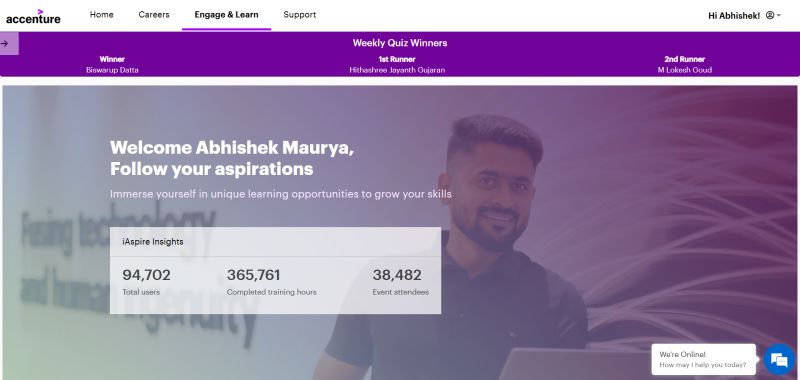 Abhishek Maurya on LinkedIn: #accenture #iaspire #learning #toprank # ... Abhishek Maurya on LinkedIn: #accenture #iaspire #learning #toprank # ...