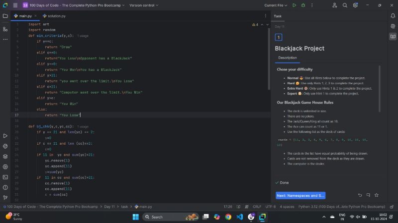 Hunar Jindal on LinkedIn: #100daysofcode #python #coding #programming # ... Hunar Jindal on LinkedIn: #100daysofcode #python #coding #programming # ...