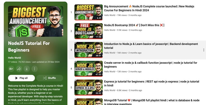Learn nodejs from Prince bhaiya | Aakash Jadhv posted on the topic ... Learn nodejs from Prince bhaiya | Aakash Jadhv posted on the topic ...