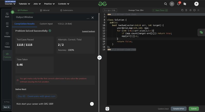 Prem Kolte on LinkedIn: #geeksstreak2024 #coding #programming # ... Prem Kolte on LinkedIn: #geeksstreak2024 #coding #programming # ...