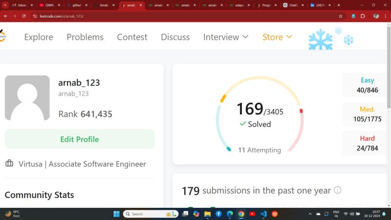 Arnab Mukherjee on LinkedIn: #codingjourney #leetcode #gfg # ... Arnab Mukherjee on LinkedIn: #codingjourney #leetcode #gfg # ...