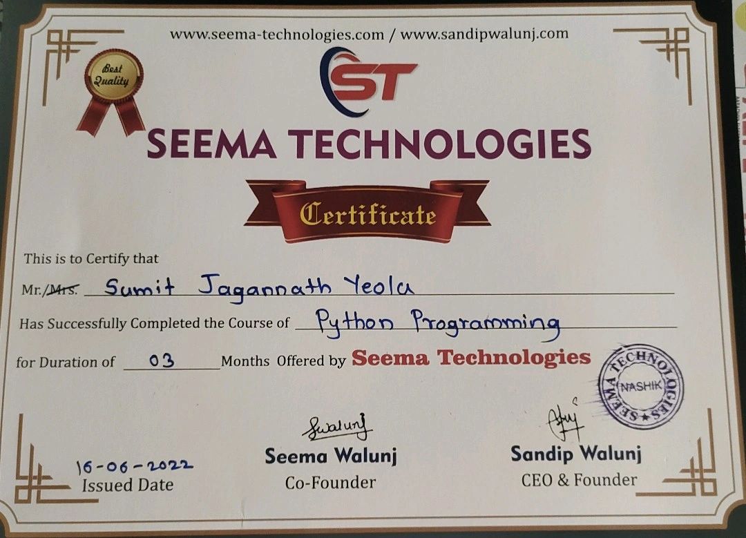 Sumit Yeola on LinkedIn: Sumit Yeola on LinkedIn: