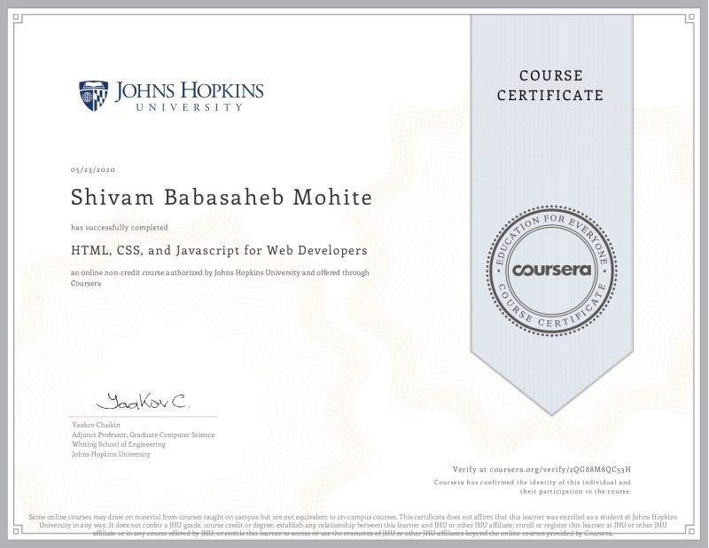 Shivam Mohite on LinkedIn: #javascript #css #html #share #work #careers ... Shivam Mohite on LinkedIn: #javascript #css #html #share #work #careers ...