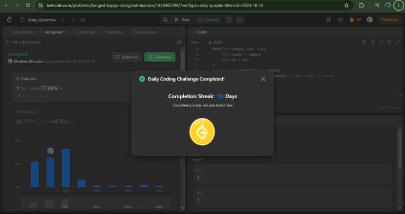 Manthan khamkar on LinkedIn: #leetcode #problemsolving #codingjourney # ... Manthan khamkar on LinkedIn: #leetcode #problemsolving #codingjourney # ...