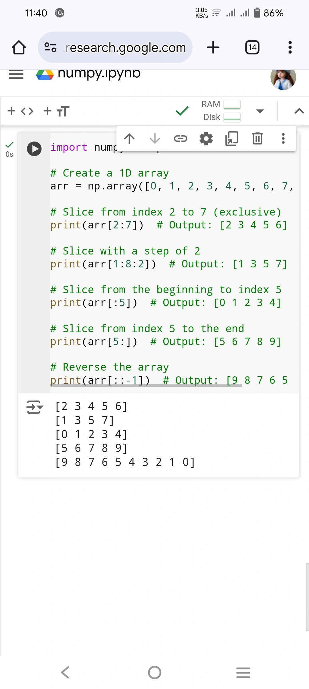 Syeda Aqsa Jilani on LinkedIn: Slicing Slicing in NumPy allows you to ... Syeda Aqsa Jilani on LinkedIn: Slicing Slicing in NumPy allows you to ...