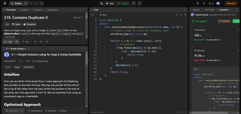 Coding problem on LeetCode | Priyansh Kumar posted on the topic | LinkedIn Coding problem on LeetCode | Priyansh Kumar posted on the topic | LinkedIn