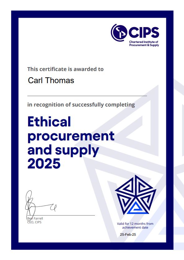 Delighted to share that I've successfully completed my CIPS - The ... Delighted to share that I've successfully completed my CIPS - The ...