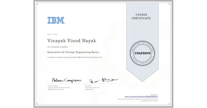 #generativeai #promptengineering #ai | Vinayak Nayak #generativeai #promptengineering #ai | Vinayak Nayak
