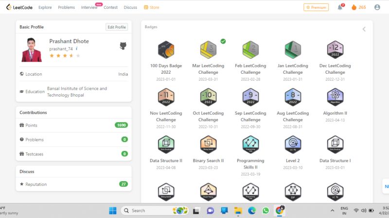 #codingchallenge #leetcode #consistency #codechef #success #share ... #codingchallenge #leetcode #consistency #codechef #success #share ...