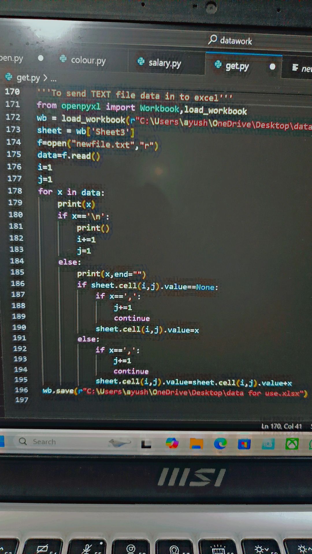 Ayush Kumar Singh on LinkedIn: #python #dataautomation #openpyxl #excel ... Ayush Kumar Singh on LinkedIn: #python #dataautomation #openpyxl #excel ...