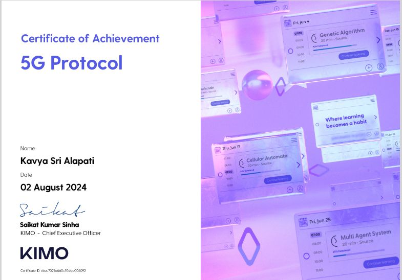 Kavya sri Alapati on LinkedIn: #5ginnovation #kimo #technology Kavya sri Alapati on LinkedIn: #5ginnovation #kimo #technology