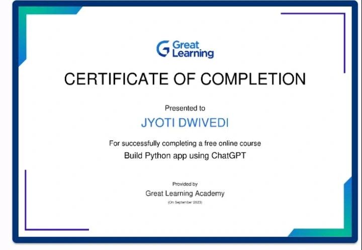 Jyoti Dwivedi on LinkedIn: #chatgpt3 Jyoti Dwivedi on LinkedIn: #chatgpt3