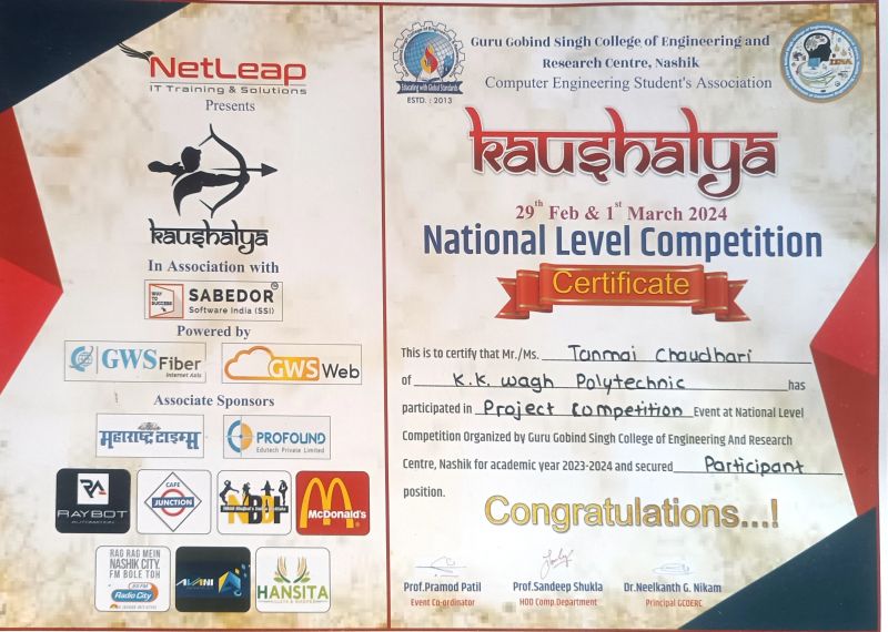 Tanmai Chaudhari on LinkedIn: #kaushalya2024 #techinnovation # ... Tanmai Chaudhari on LinkedIn: #kaushalya2024 #techinnovation # ...