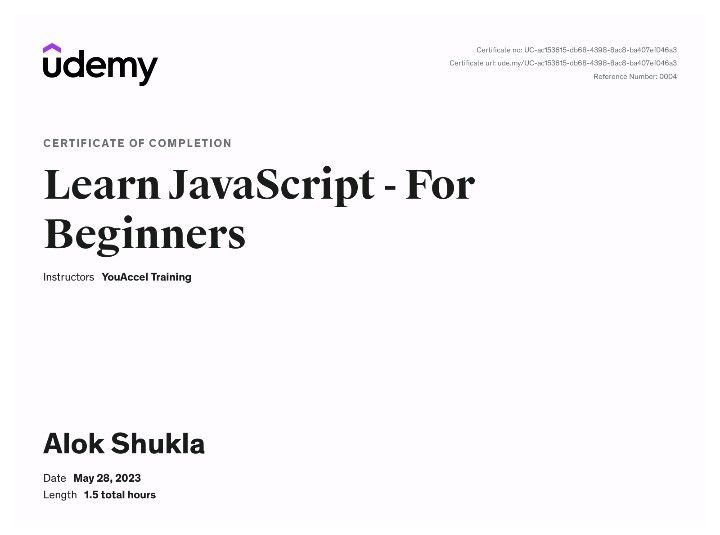 Alok Shukla on LinkedIn: #scripting #udemy #learn Alok Shukla on LinkedIn: #scripting #udemy #learn