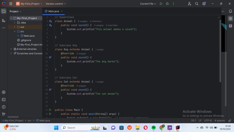 Festus Oladipupo on LinkedIn: #java #polymorphism #oop #100daysofcode # ... Festus Oladipupo on LinkedIn: #java #polymorphism #oop #100daysofcode # ...