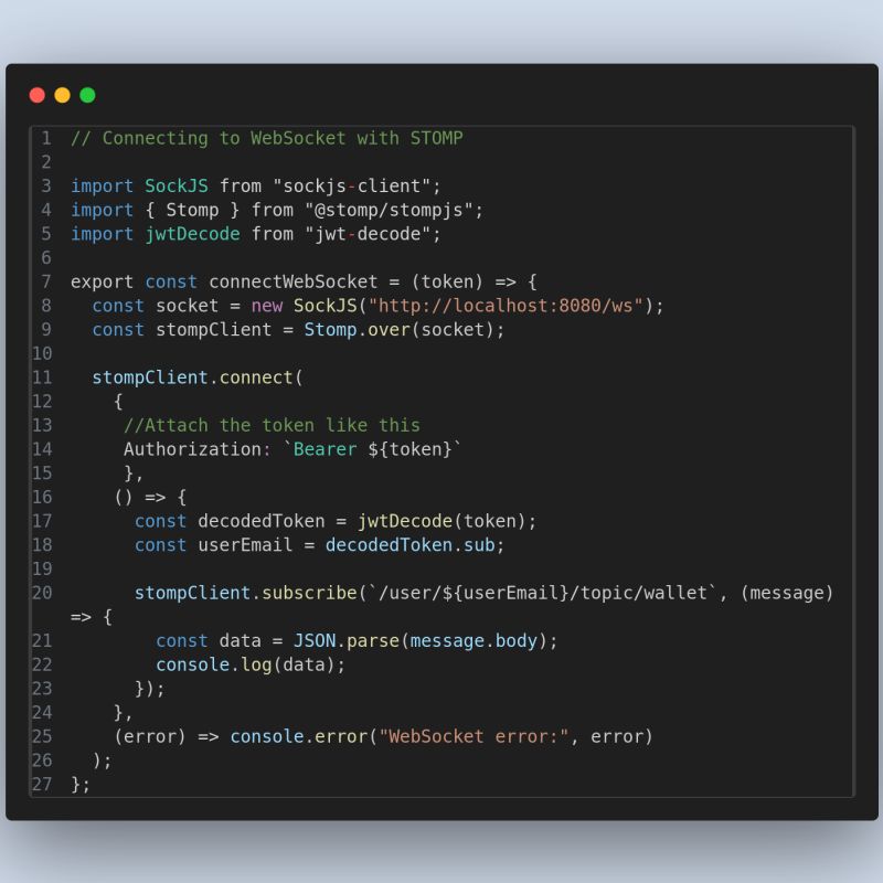 Rounak Sharma on LinkedIn: Setting Up WebSocket in React and Spring ... Rounak Sharma on LinkedIn: Setting Up WebSocket in React and Spring ...