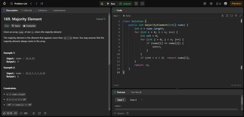 Sameer Khan on LinkedIn: #leetcode #java #dsa #codingjourney Sameer Khan on LinkedIn: #leetcode #java #dsa #codingjourney