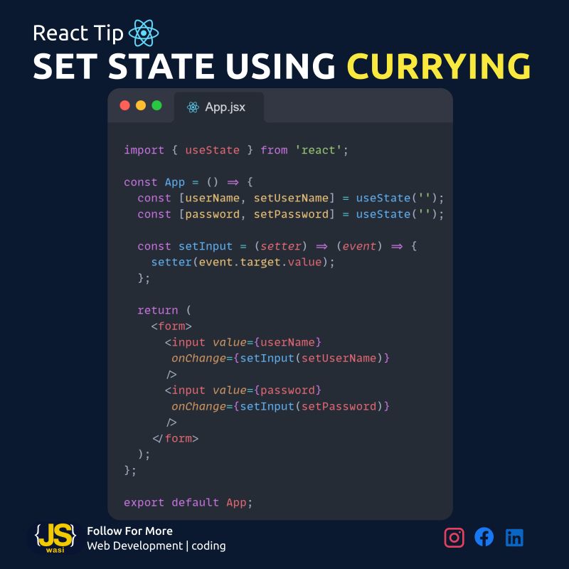 Muhammad Wasi na LinkedIn: #reactjs #programming #javascript #coding # ... Muhammad Wasi na LinkedIn: #reactjs #programming #javascript #coding # ...