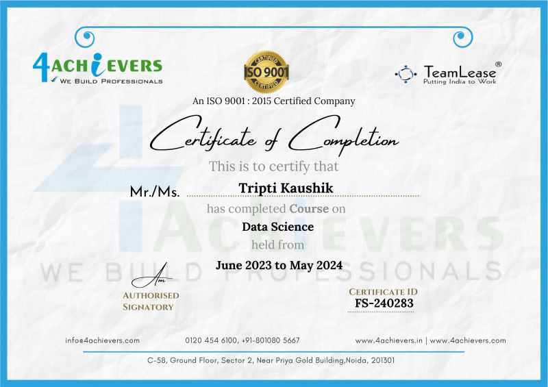 Tripti Kaushik on LinkedIn: #datascience #learningjourney # ... Tripti Kaushik on LinkedIn: #datascience #learningjourney # ...