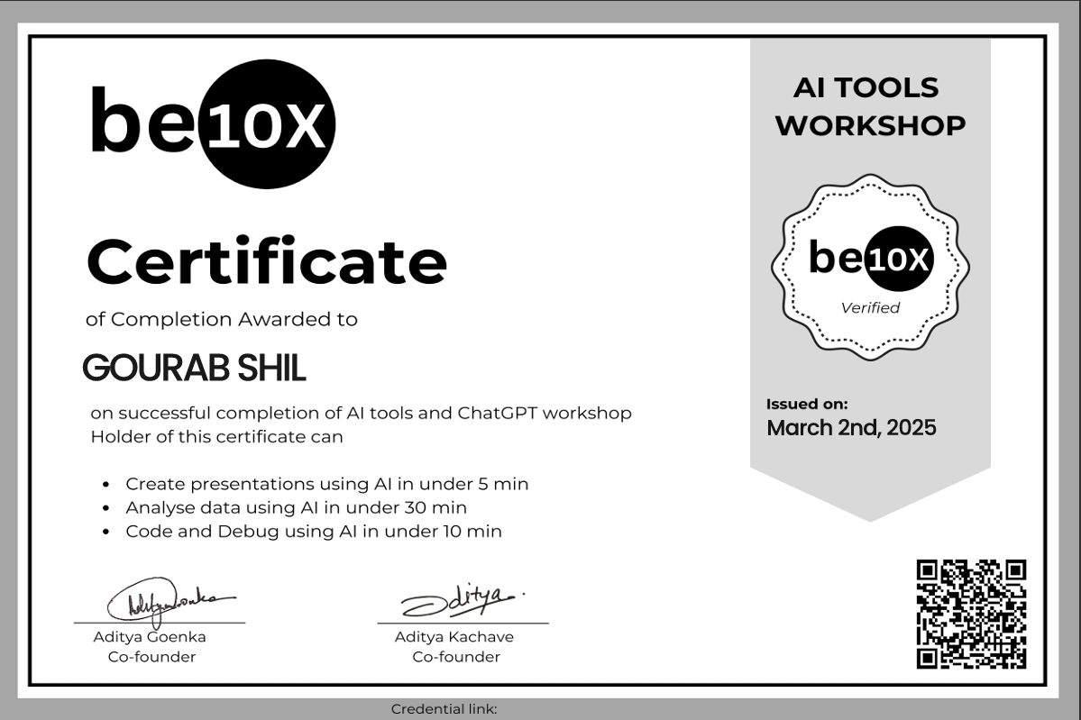 Happy to announce that I have successfully completed the AI Tools and ... Happy to announce that I have successfully completed the AI Tools and ...