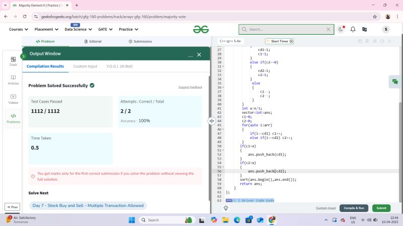 #gfg160 #gfg160 #geekstreak2025 #dsa #geeksforgeeks #keepcoding | Suraj ... #gfg160 #gfg160 #geekstreak2025 #dsa #geeksforgeeks #keepcoding | Suraj ...