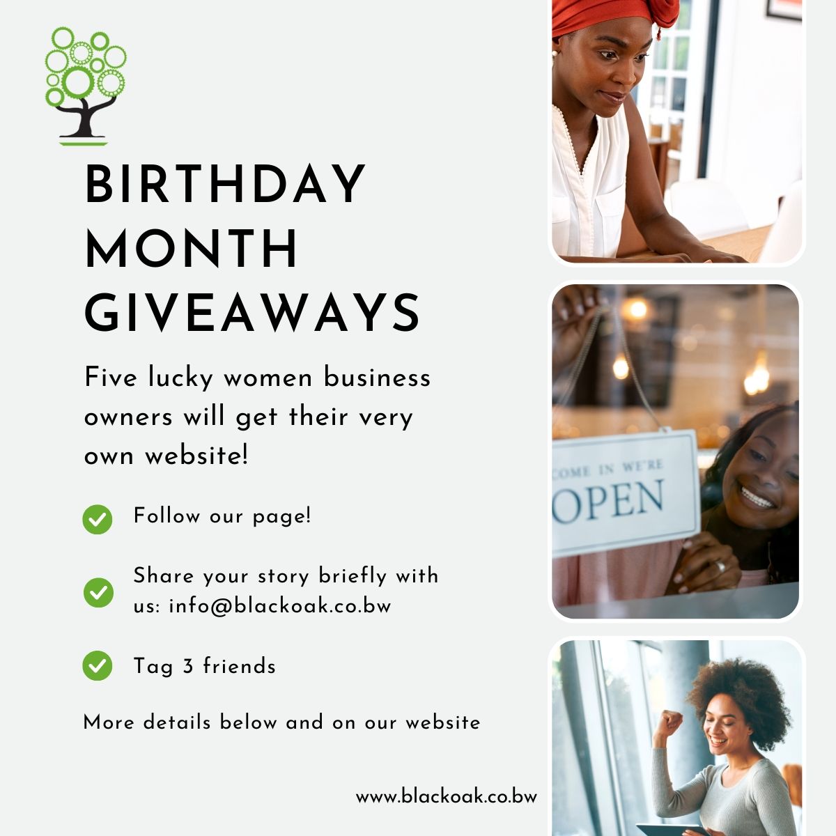 BlackOak Consulting on LinkedIn: #giveawayalert #bebold BlackOak Consulting on LinkedIn: #giveawayalert #bebold