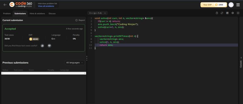 Janhvi Kaushal on LinkedIn: #100daysofcode #dsachallenge #recursion # ... Janhvi Kaushal on LinkedIn: #100daysofcode #dsachallenge #recursion # ...