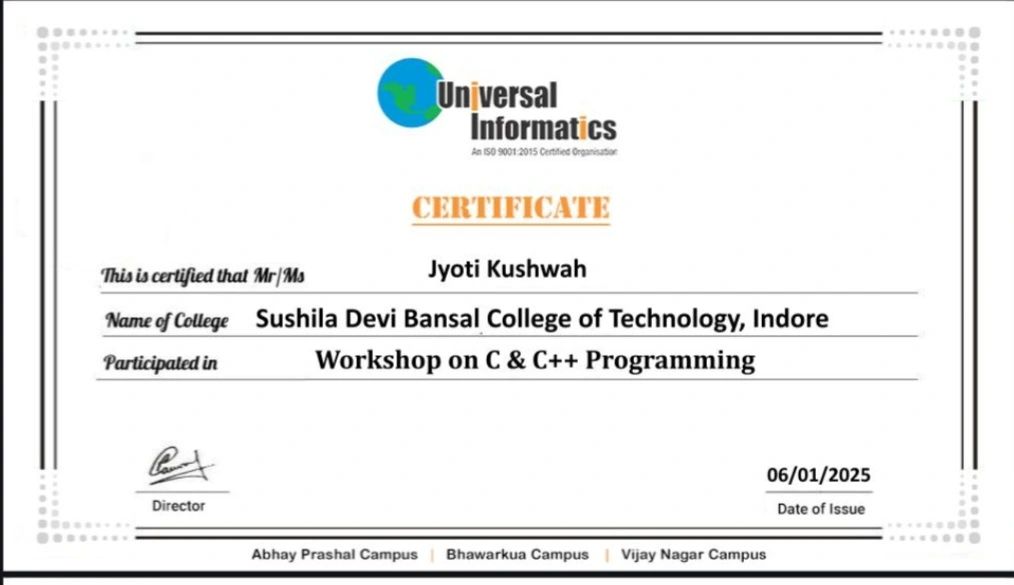 Jyoti Kushwah on LinkedIn: #programming #c #cpp #learningneverstops # ... Jyoti Kushwah on LinkedIn: #programming #c #cpp #learningneverstops # ...
