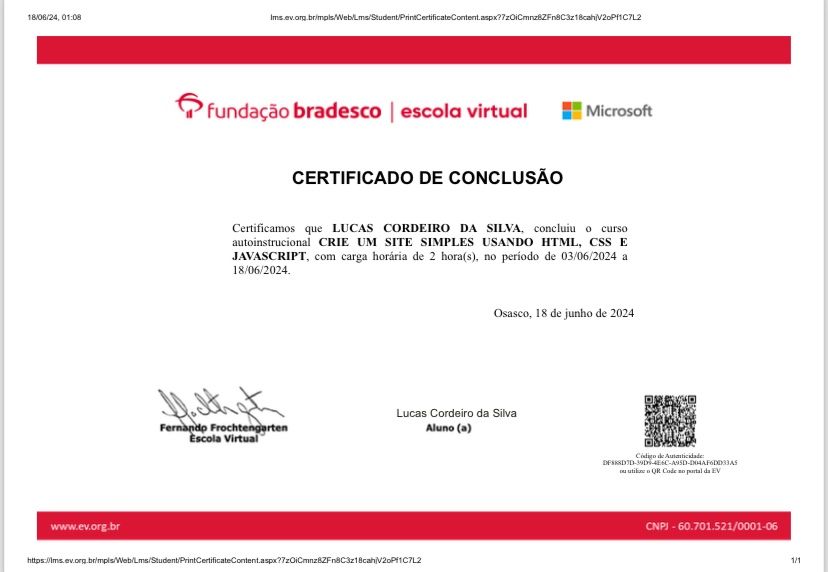Curso Crie um Site Simples Usando HTML, CSS e JavaScript… | Lucas Cordeiro Curso Crie um Site Simples Usando HTML, CSS e JavaScript… | Lucas Cordeiro