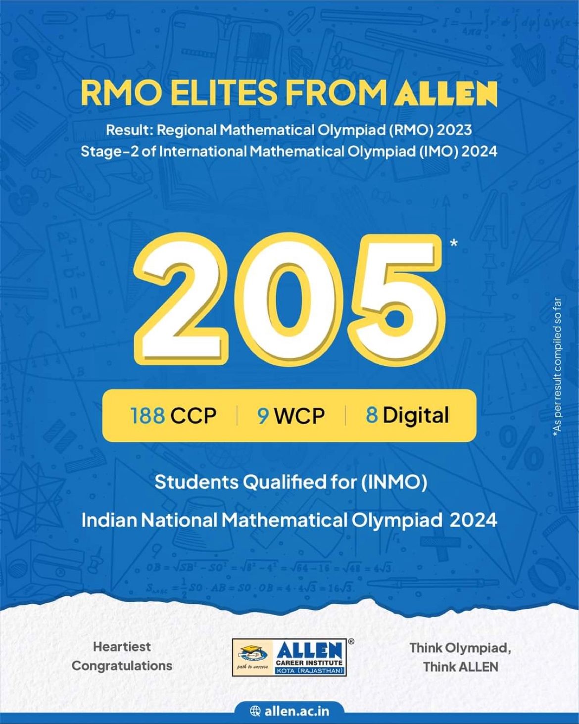 Sumit Kumar Rai on LinkedIn: Think Olympiad Think Allen Sumit Kumar Rai on LinkedIn: Think Olympiad Think Allen