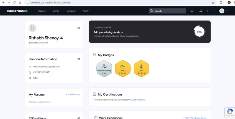 Rishabh Shenoy on LinkedIn: #spit #coding #java #c #problemsolving # ... Rishabh Shenoy on LinkedIn: #spit #coding #java #c #problemsolving # ...