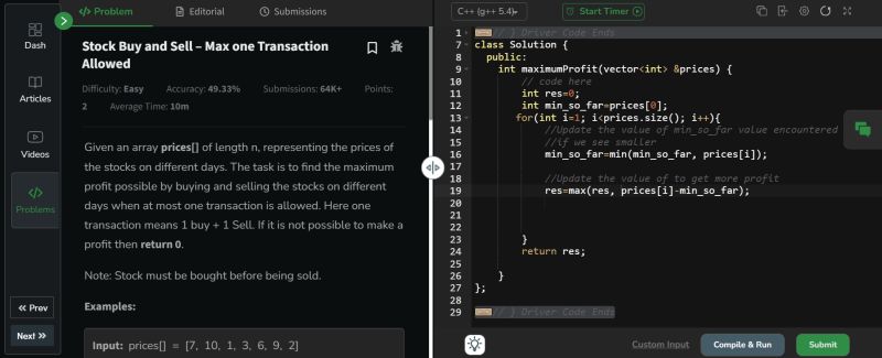 #100daysofcode #geeksforgeeks #100daysofcodechallenge #dsa… | Disha Jain #100daysofcode #geeksforgeeks #100daysofcodechallenge #dsa… | Disha Jain