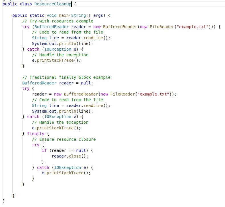 Naveen Metta on LinkedIn: #java #trywithresources #finally #trycatch # ... Naveen Metta on LinkedIn: #java #trywithresources #finally #trycatch # ...