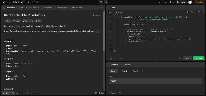 #leetcode #codingstreak #problemsolving #100daysofcode #c #algorithms ... #leetcode #codingstreak #problemsolving #100daysofcode #c #algorithms ...