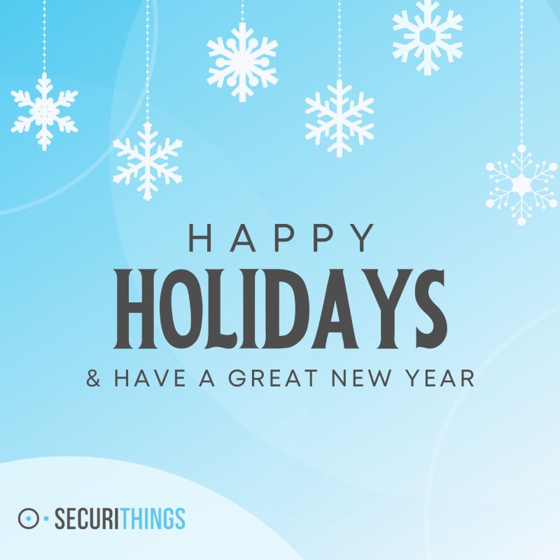 SecuriThings on LinkedIn: #iotops #happyholidays SecuriThings on LinkedIn: #iotops #happyholidays
