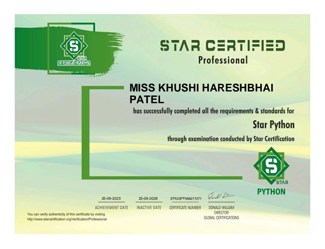 Khushi Patel on LinkedIn: #iant #iantvalsad #python #code #redhat #star ... Khushi Patel on LinkedIn: #iant #iantvalsad #python #code #redhat #star ...