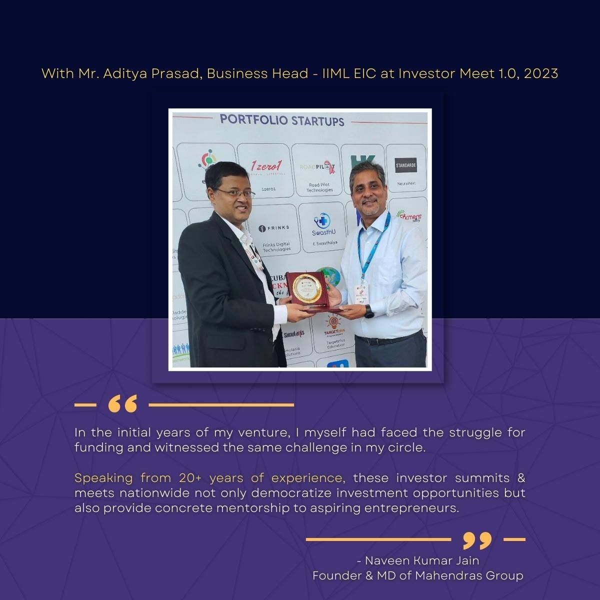 #investorsmeet2023 | Naveen Kumar Jain #investorsmeet2023 | Naveen Kumar Jain