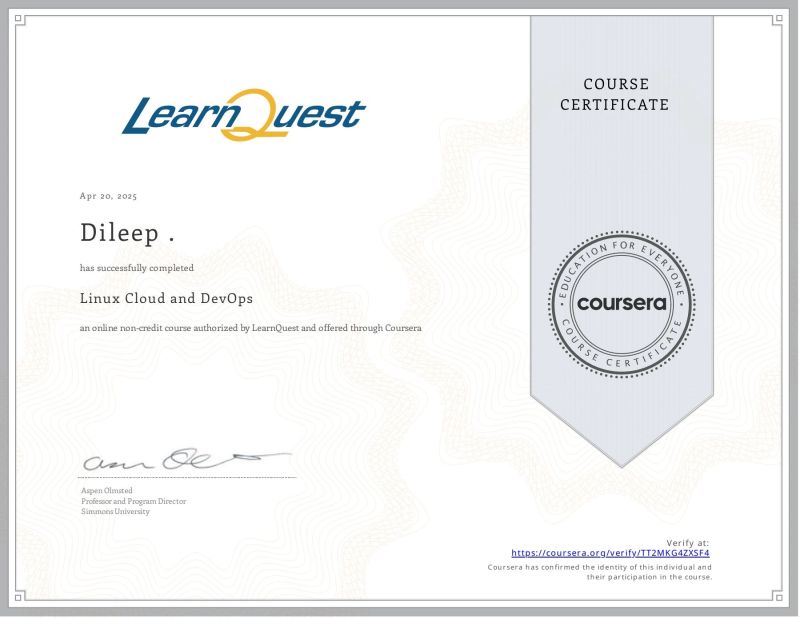 #linux #devops #cloudcomputing #coursera #learnquest #techskills #ci_cd ... #linux #devops #cloudcomputing #coursera #learnquest #techskills #ci_cd ...