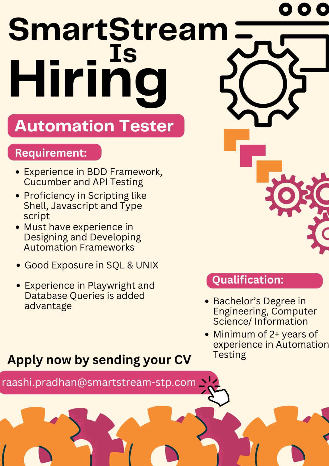 #automation #hiring #qa #testing #automationtesting #jobopening ... #automation #hiring #qa #testing #automationtesting #jobopening ...