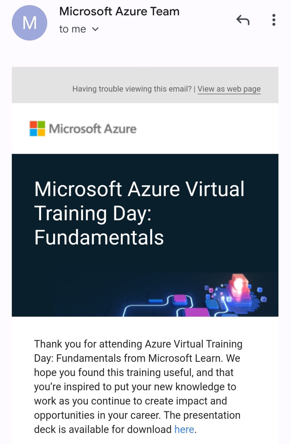 Sandhya bhoiband on LinkedIn: #azure #training Sandhya bhoiband on LinkedIn: #azure #training