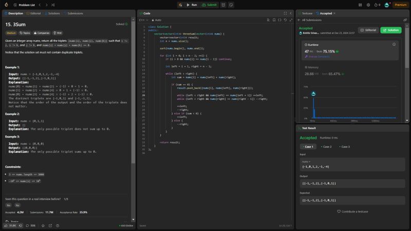 #100daysofcode #leetcode #cplusplus #problemsolving #vitbhopal ... #100daysofcode #leetcode #cplusplus #problemsolving #vitbhopal ...