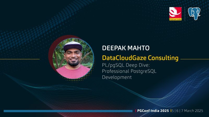 PGConf India on LinkedIn: #pgconf #india #postgres #database # ... PGConf India on LinkedIn: #pgconf #india #postgres #database # ...