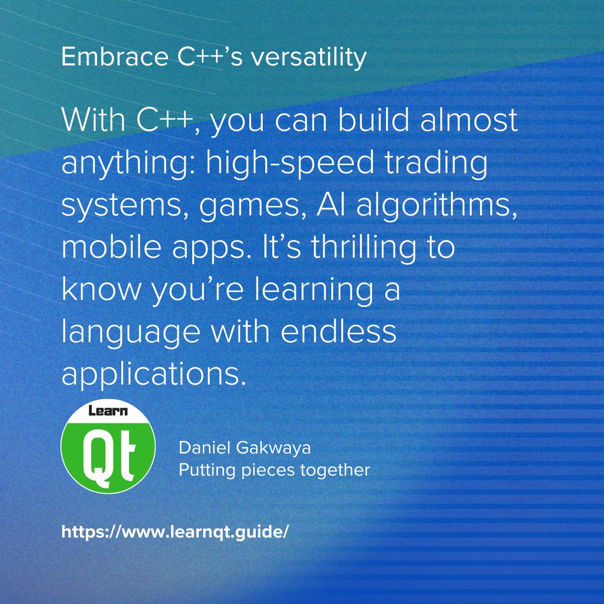 Daniel Gakwaya on LinkedIn: #cplusplus #cpp #programming #coding Daniel Gakwaya on LinkedIn: #cplusplus #cpp #programming #coding