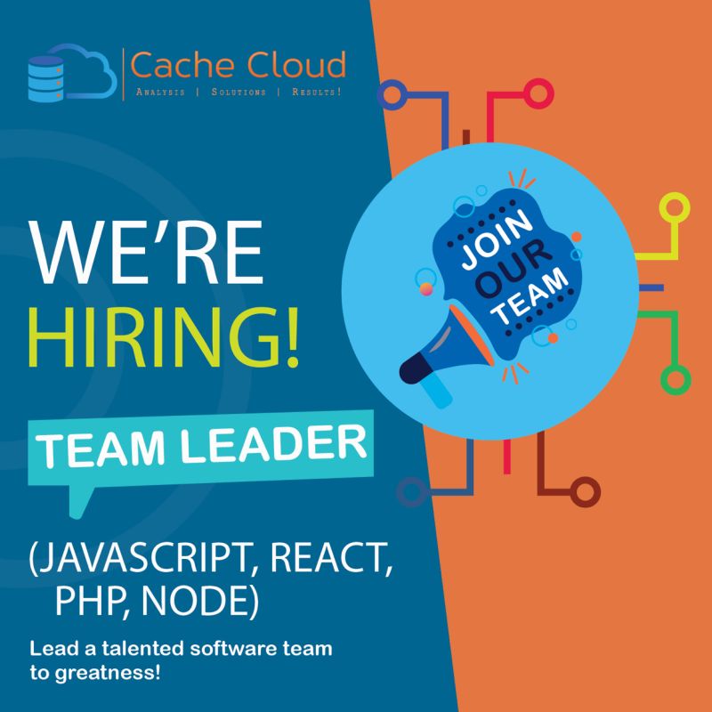 Cache Cloud INC on LinkedIn: #teamlead #fullstackdeveloper #nodejs # ... Cache Cloud INC on LinkedIn: #teamlead #fullstackdeveloper #nodejs # ...