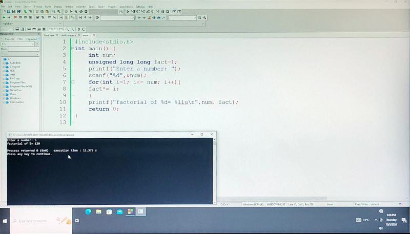 Mohammad Aman Alam on LinkedIn: #programming #c #algorithms #factorial ... Mohammad Aman Alam on LinkedIn: #programming #c #algorithms #factorial ...