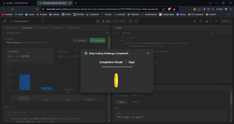 Day 11 of LeetCode Coding Challenge | Raghav Mahajan posted on the ... Day 11 of LeetCode Coding Challenge | Raghav Mahajan posted on the ...