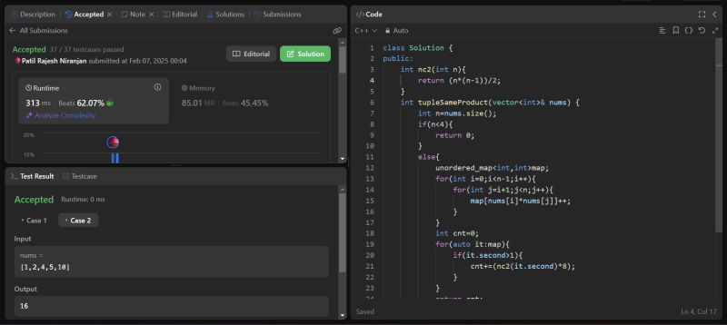 #100daysofcode #leetcode #100daysofcode #codingchallenge | Rajesh Patil #100daysofcode #leetcode #100daysofcode #codingchallenge | Rajesh Patil