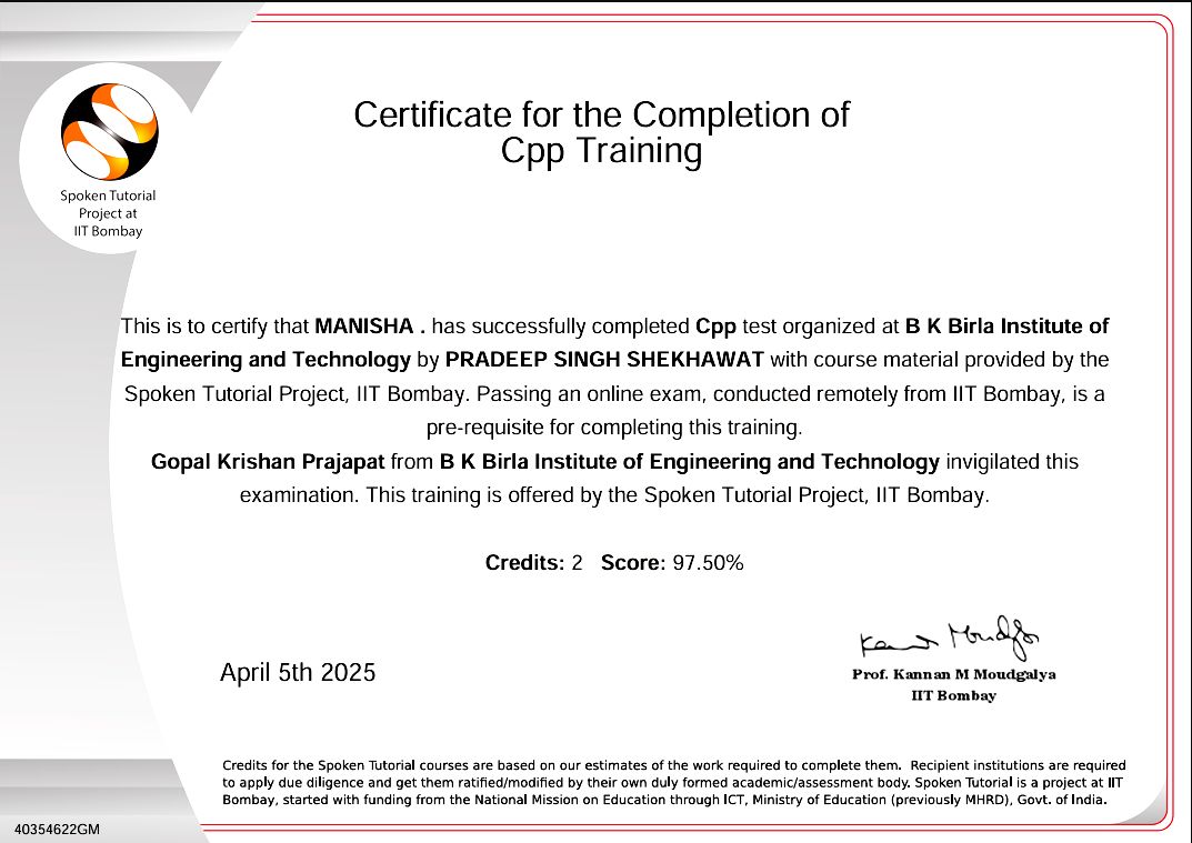 #cpp #cprogramming #spokentutorial #codingjourney #learningneverstops ... #cpp #cprogramming #spokentutorial #codingjourney #learningneverstops ...